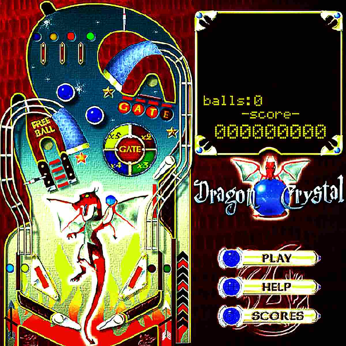 Dragon Crystal Pinball 🕹️ Play On Games18plus | Plus18 Games