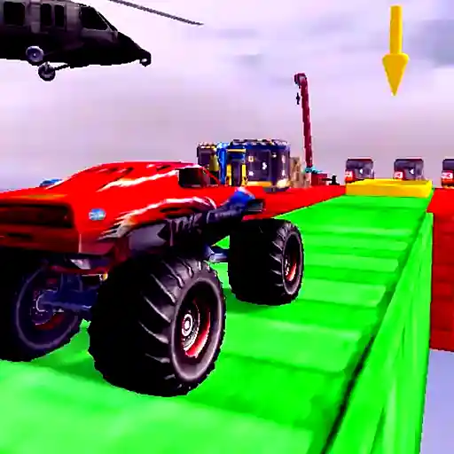 Monster Truck Driving Stunt 🕹️ | Play with Games18plus.com